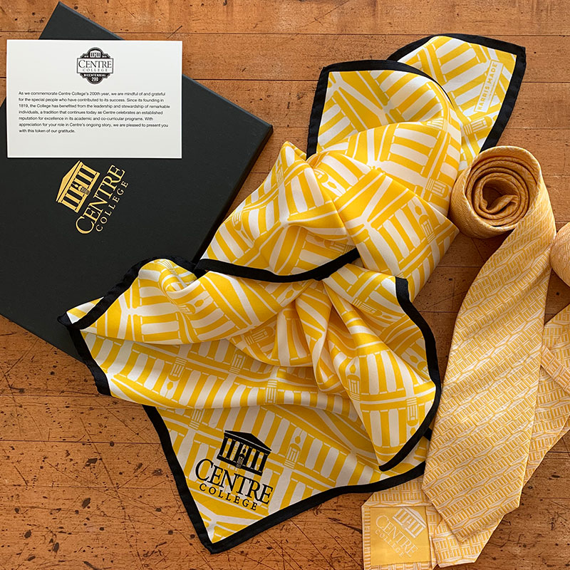 Centre College Silk Scarf | Harris Made